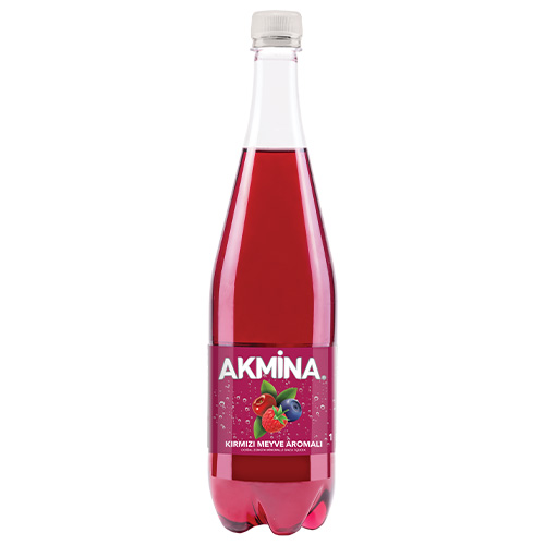 Akmina Kırmızı Meyve Aromalı Maden Suyu