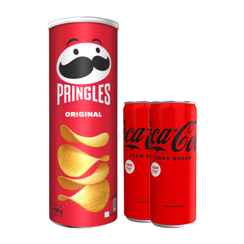 Pringles Original & Cola Paketi